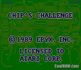 Chip's Challenge ROM Download for Atari Lynx - CoolROM.com